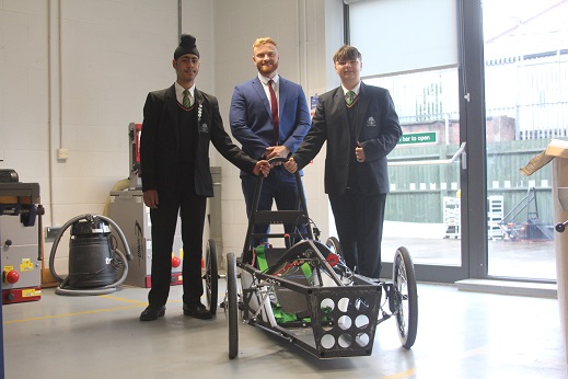 Stockland Green electric car drives students' race track ambitions